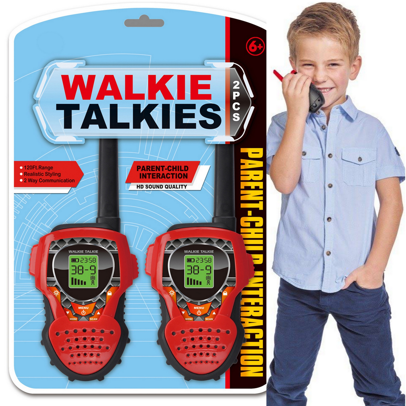 WALKIE TALKIE DLA DZIECI krótkofalówka łoki toki Krótkofalówka radio ...